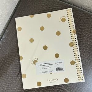 kate spade | Office | Kate Spade New York Small Concealed Spiral Gold ...